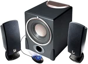 Amazon.com: Acoustic Authority A-3780RB Black 2.1 180 Watt Pro Series ...