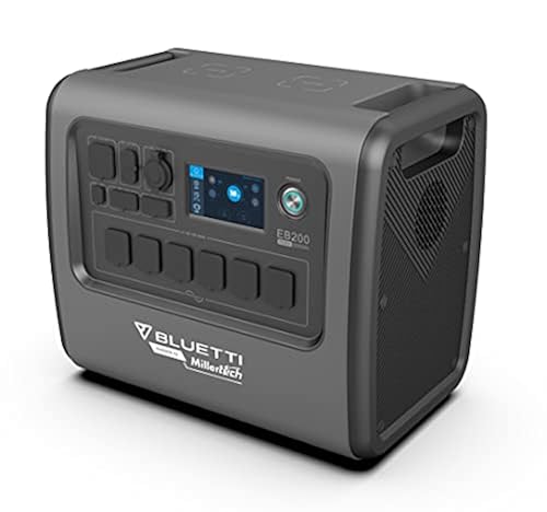 BLUETTI Portable Power Station Distributed by MillerTech Gray Model ...