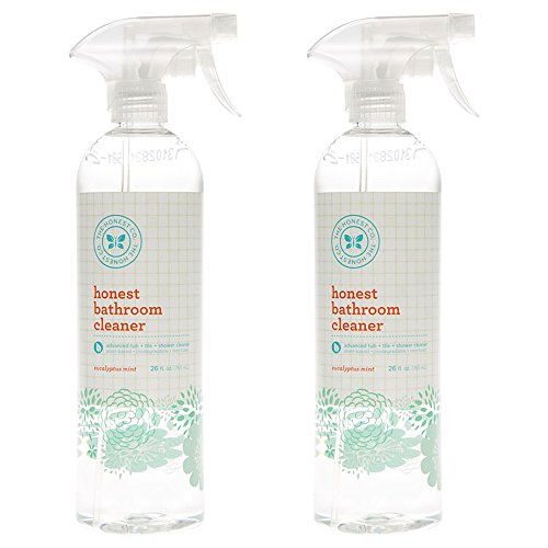 Honest Bathroom Cleaner Eucalyptus Mint 26 Ounce Spray Bottle Pack ...