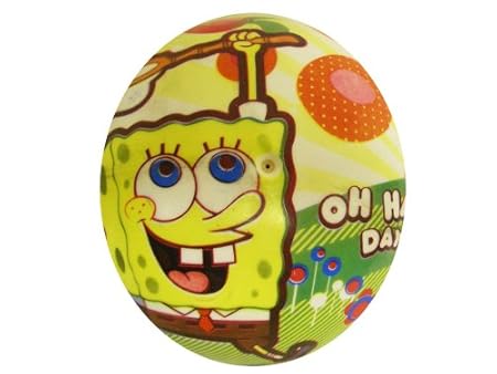 Amazon.com: SpongeBob SquarePants Rubber Playground Ball - SpongeBob ...
