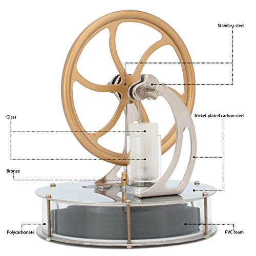 DjuiinoStar Most Classical Low Temperature Stirling Engine, Unique ...