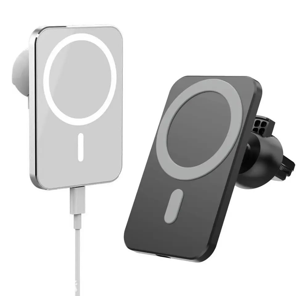 Mrkytplace Magnetic Wireless Charger Car Air Vent Phone Holder QI Fast ...