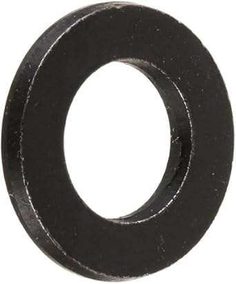 18-8 Stainless Steel Flat Washer, Black Oxide Finish, Meets DIN 125, Metric: Amazon.com ...