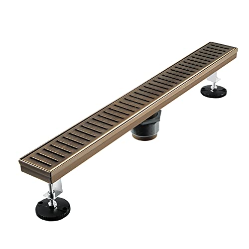 VEVOR Linear Drain 304 Stainless Steel 24x2.75in Linear Tile Drain 30L ...