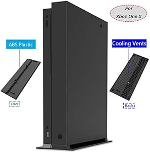Amazon.com: Whiteoak Vertical Stand for Xbox One X with Built-in ...