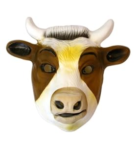 Childrens Farm Animal Masks | Cow Face Mask: Amazon.co.uk: Welcome