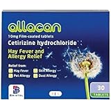 Piriteze Antihistamine Allergy Relief Tablets, Cetrizine 30s: Amazon.co ...