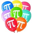 Amazon.com: Pi Balloons (16 pcs) Assorted Colors by Nerdy Words : Home ...