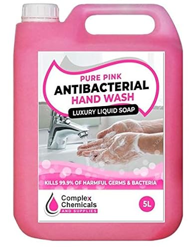 Pure Pink Anti-Bacterial liquid Hand Soap 5L: Amazon.co.uk: Business ...