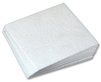 Frey Scientific Ceramic Fiber Pad, 6" Length x 6" Width x 1/16" Thick ...