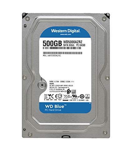 Western Digital 500GB WD Blue PC Hard Drive HDD - 5400 RPM, SATA 6 Gb/s ...