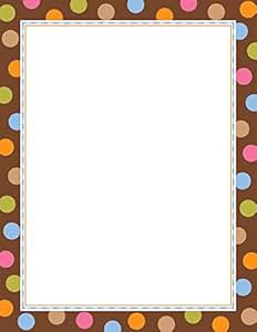 Amazon.com : Creative Teaching Press Dots on Chocolate Computer Paper ...