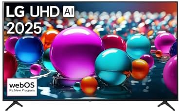 LG 75 inch UHD AI UA85 4K Smart TV AI Magic remote HDR10 webOS25 ...