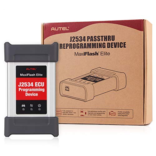 Autel J2534 MaxiFlash VCI, 2026 J2534 Reprogramming Tool, Pass-Thru ECU ...