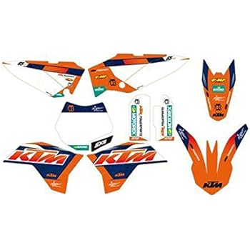 Amazon.com: FACTORY GRAPHICS KIT KTM 250 300 350 450 500 SXF XCF EXC ...