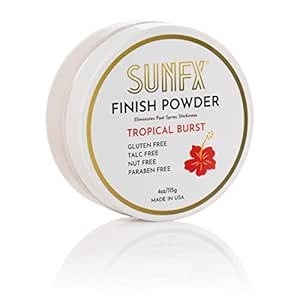 Amazon.com : SunFX Post Spray Tan Translucent Finishing Powder | Talc ...