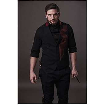 Frontier Evan Jonigkeit as Captain Chesterfield holding dagger 8 x 10 ...