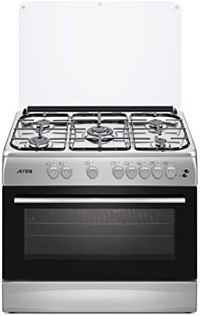 ARROW GAS COOKER 5 GAS BURNERS 90X60 FULL SAFETY-RO-9060GSKS price in ...