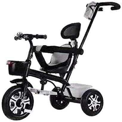 ET- Cycle For Kids tricycle With Push Bar Ride On Tricycle Bike Black ...