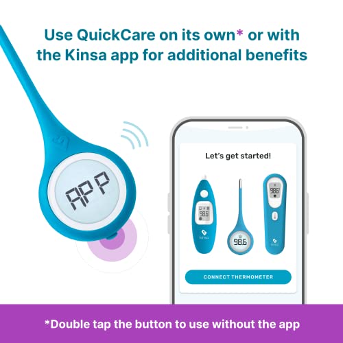 Kinsa QuickCare Smart Digital Thermometer - Medical Termometro FDA ...