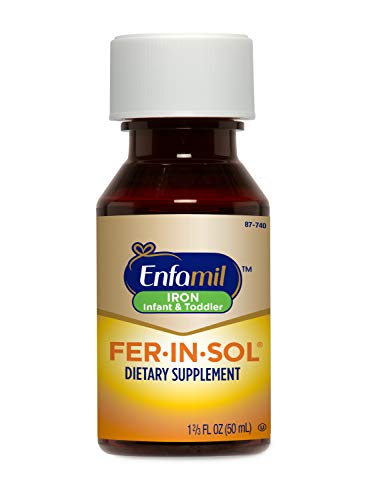 Enfamil Fer-In-Sol Iron Supplement Drops For Infants, 50 ML Dropper ...
