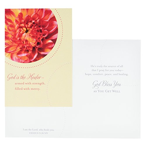 DaySpring - Inspirational Boxed Cards - Get Well - Floral - 74861 - DCBG