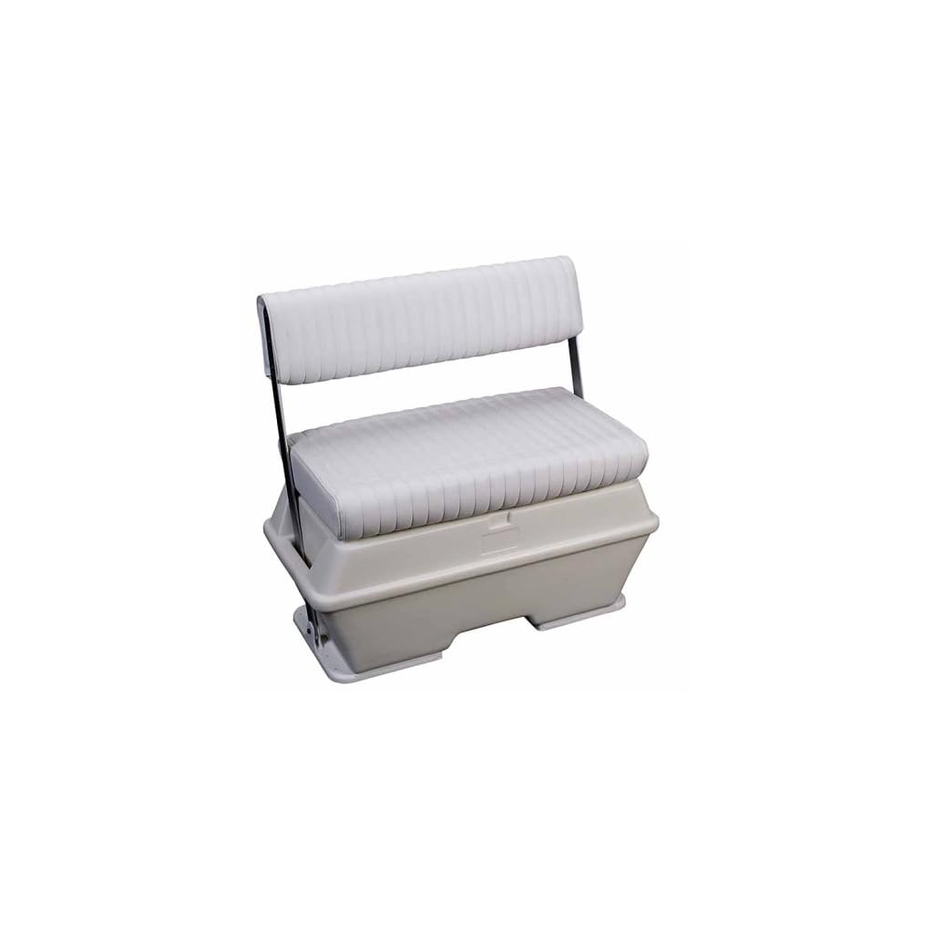 Moeller Deluxe Permanent Mount Swing Back Cooler or Livewell Boat Seat ...
