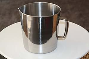 Amazon.com: Stainless Steel Beaker, Pitcher with Handle, 169oz 5000ml 5 ...