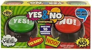 Amazon.com: Talking Yes & No Buzzer Buttons - Pack of 2: Home Improvement