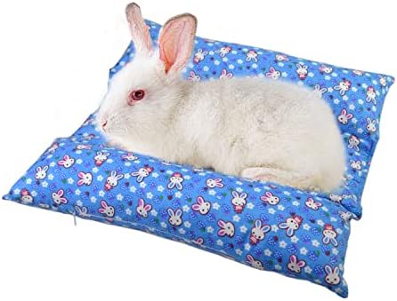 vomvomp Rabbit Cuddle Bed Bunny Snuggle Bed with Two Detachable Pillows ...