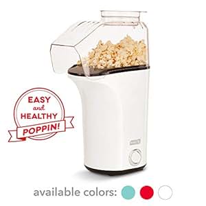 DASH DAPP150V2WH04 Hot Air Popcorn Popper Maker with Measuring Cup to ...