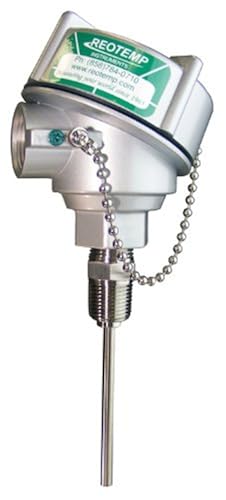 REOTEMP E1TPX1259X Aluminum Explosion Proof 100 ohm RTD with Sensor, 1/ ...