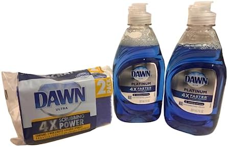 2X Dawn Ultra Platinum 7oz Multipack with Dawn Sponge (2ct) Bundle ...