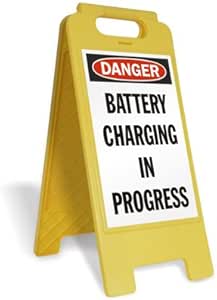 Amazon.com: Danger: Battery Charging in Progress FloorBoss XL Floor ...