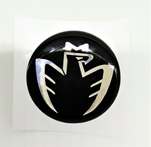 Buy DOMED 3D RAISED 40 mm ROUND CIRCLE GEL MIDSHIP HORN EMBLEM MR2 ...