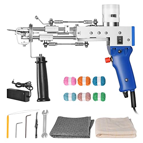 Cut Tufting Gun,with Ball of Yarn and Carpet Cloth,Rug Tufting Gun,DIY ...
