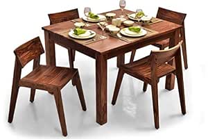 SHREE SHYAM FURNITURE Wooden Dining Table Set | 4 Seater Dining Table ...