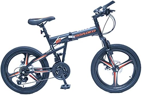 Hercules Roadeo Bikes 26 inch Rocco Folding Bicycle Foldable Cycle for Adults with Disk Brake 21 ...
