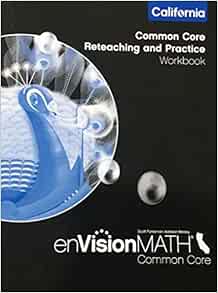 EnVision Math CA Common Core Reteaching and Practice Workbook Grade 5 ...