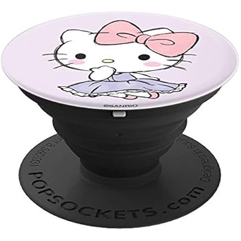 Amazon.com: Hello Kitty Super Sweet and Cute - PopSockets Grip and ...