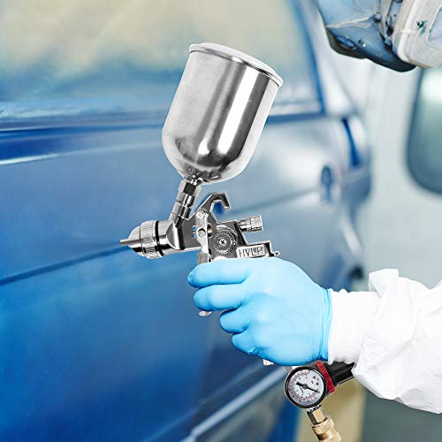 BEETRO HVLP Gravity Feed Air Spray Gun 20oz/600ml Capacity 5-10CFM 1 ...