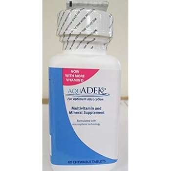 Amazon.com: Aquadeks Chewable Tablets Multivitamin & Mineral Supplement ...