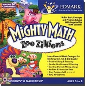Edmark Mighty Math Zoo Zillions for WIN/MAC for Age - 5 - 8 (Catalog ...