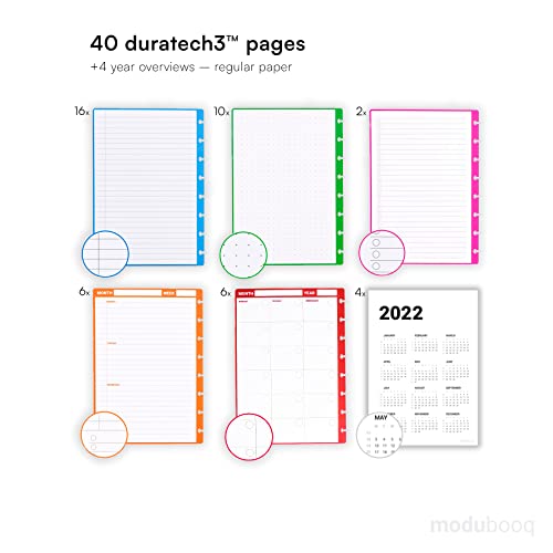 Modubooq Organizer Block Modular Reusable Smart Notebook A5 3220