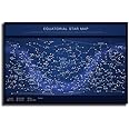 Amazon.com - IkiCk Highly Detailed Equatorial Star Map Constellations ...