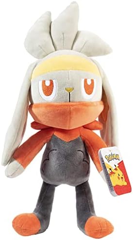 Pokémon Large 12" Raboot Plush -Officially Licensed - Sword & Shield ...