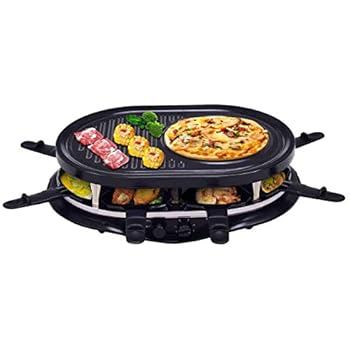 Amazon.com: Gourmia GEG1400 Electric Raclette - Table-Top Party Grill ...