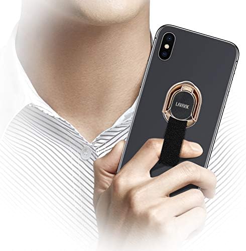 Loop Phone Holder Strap for Finger Grip with Inbuilt Car Magnet Mount ...