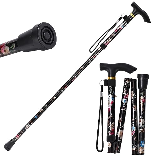 Walking Cane ANCKNE Cane for Woman | Lightweight, 5-Level Height ...