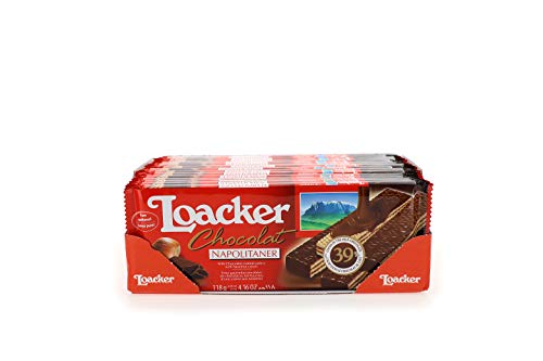 Loacker Chocolate Napolitaner / Hazelnut, 118g/4.16 oz., pack of 16 ...